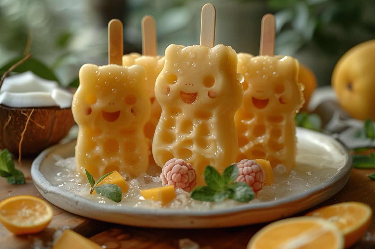 Loca Popsicle - Handcrafted Natural Mango-Coconut Treats